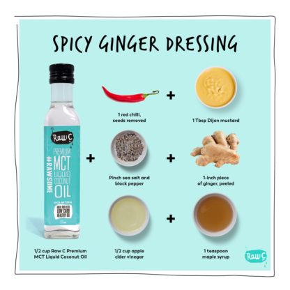MCT Sweet Mustard Salad Dressing - Raw C