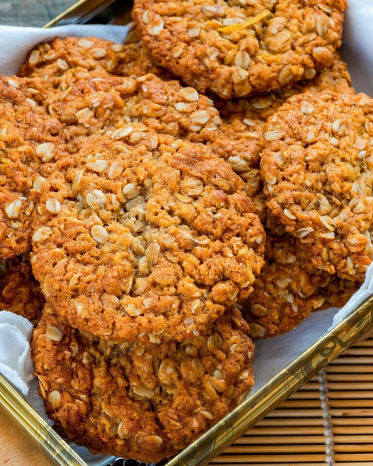 Chewy Anzac Biscuits - Raw C